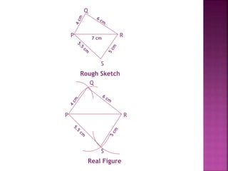 Practical geometry for class 8th | PPTX
