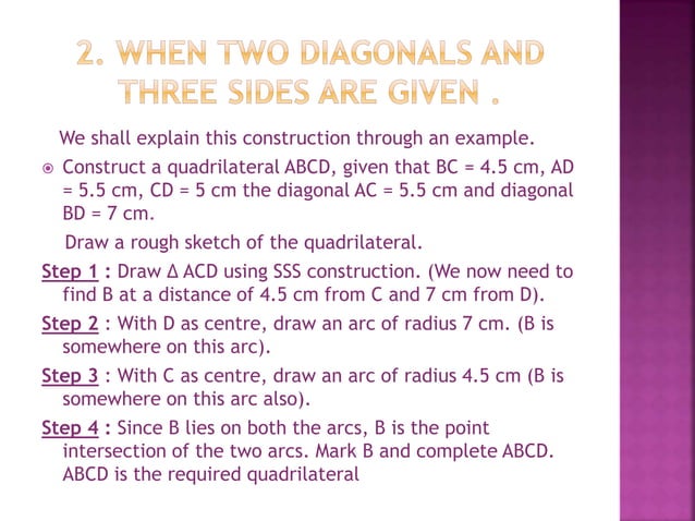 Practical geometry for class 8th | PPTX | Physics | Science