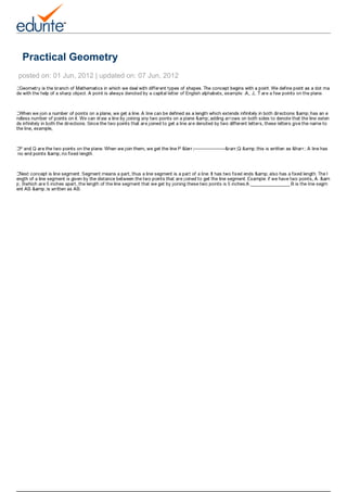 Practical+Geometry | PDF