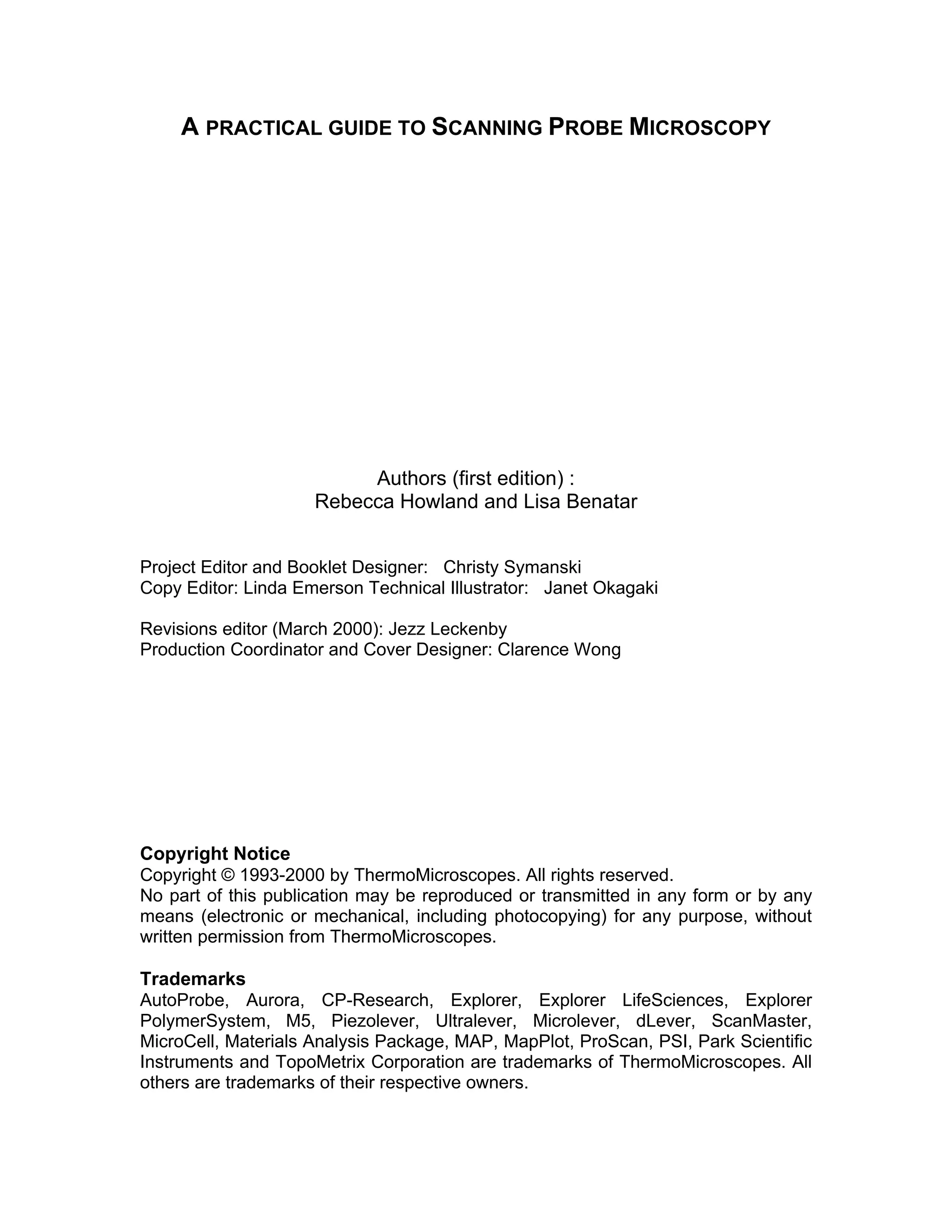 Practical guide afm | PDF