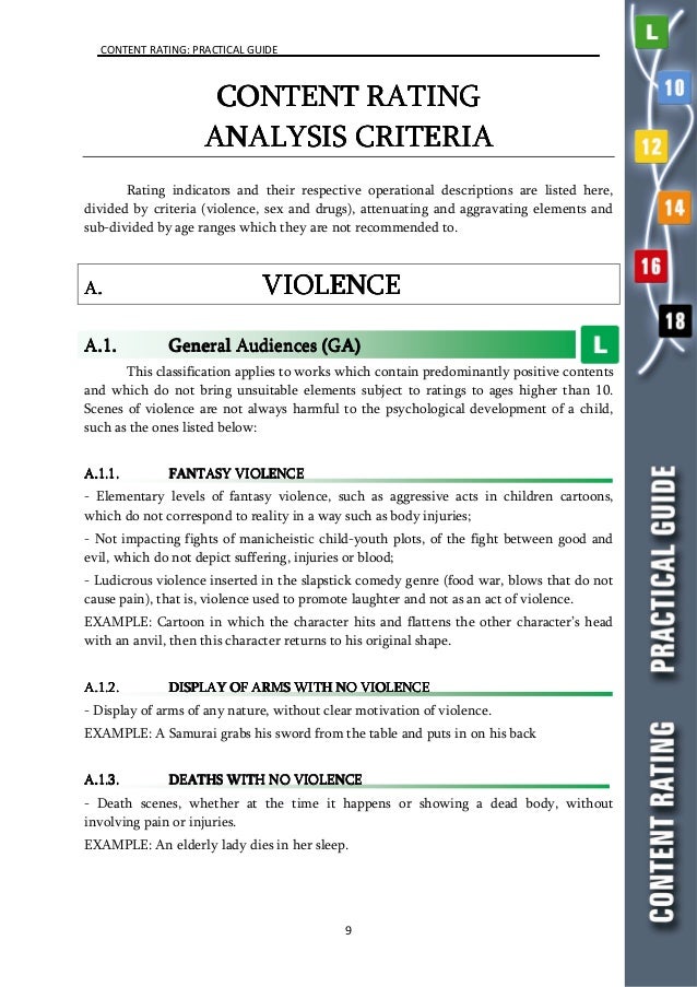 Practical Guide Content Rating