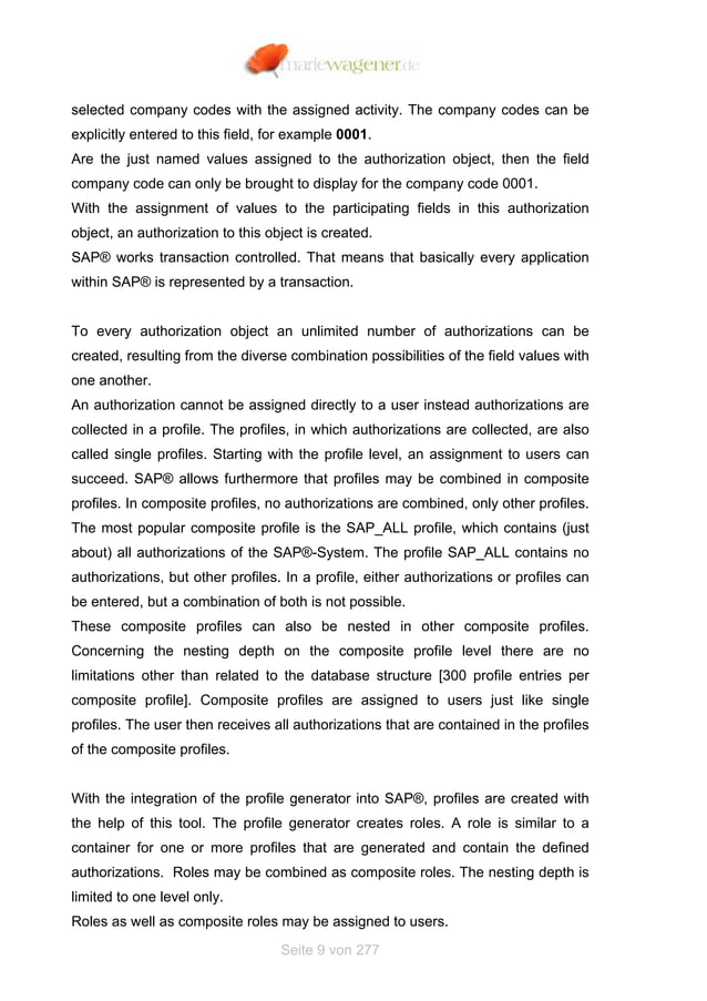 Practical guide for sap security | PDF | Databases | Computer Software ...