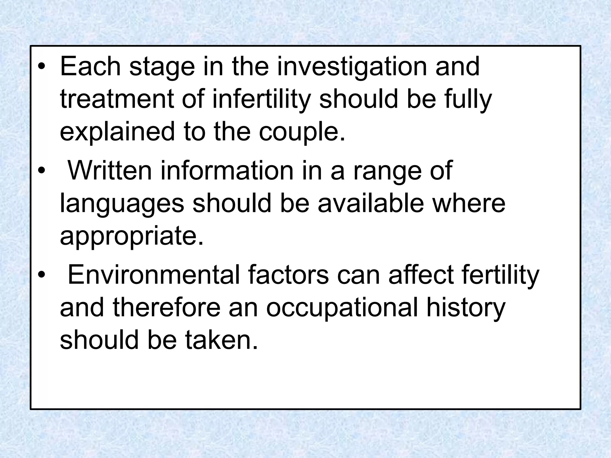 Practical guide lines for evaluation of male infertilty. | PPTX ...