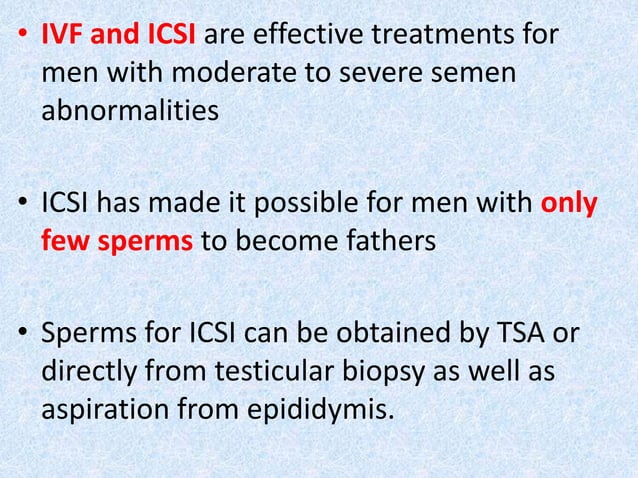 Practical guide lines for evaluation of male infertilty. | PPTX ...