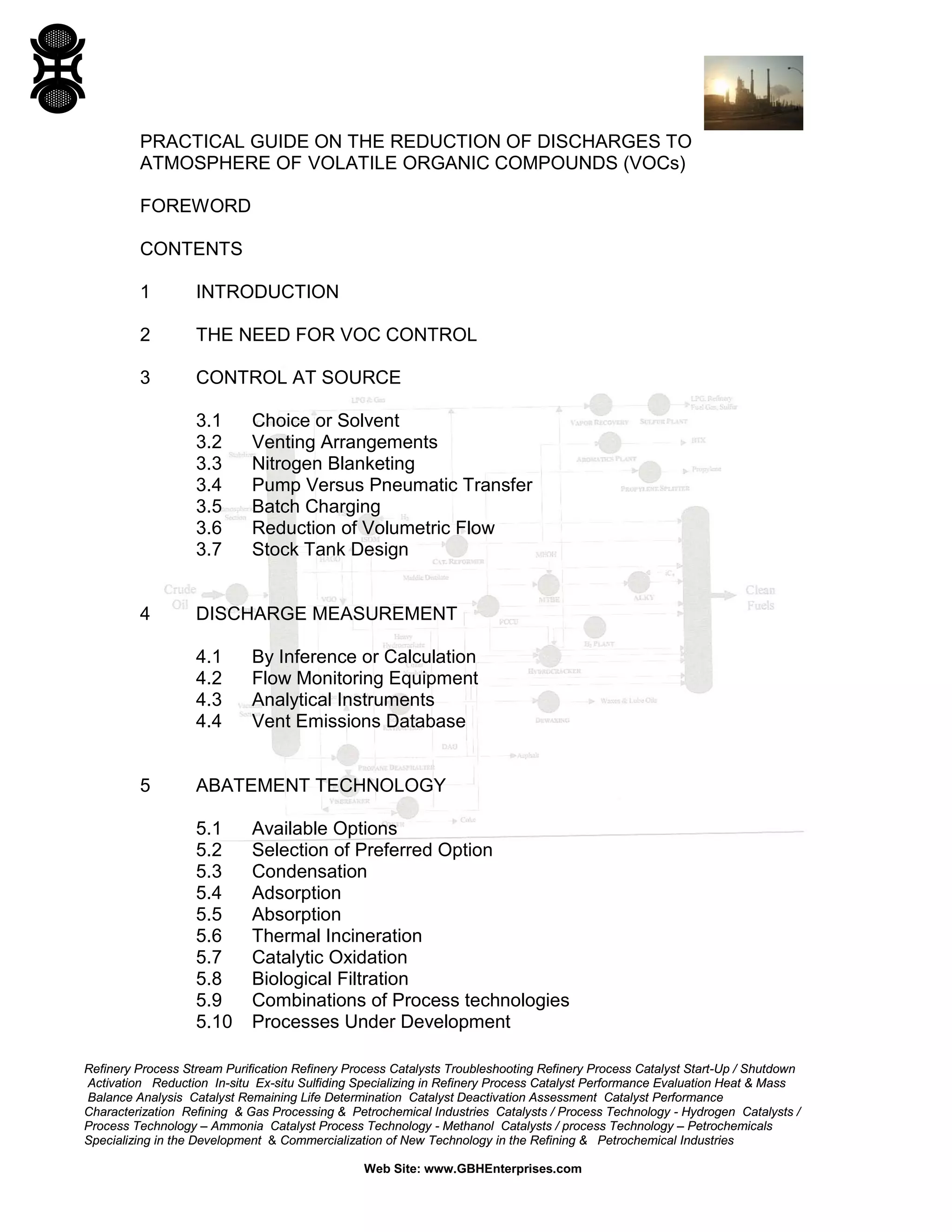 PRACTICAL GUIDE ON THE REDUCTION OF DISCHARGES TO ATMOSPHERE OF ...