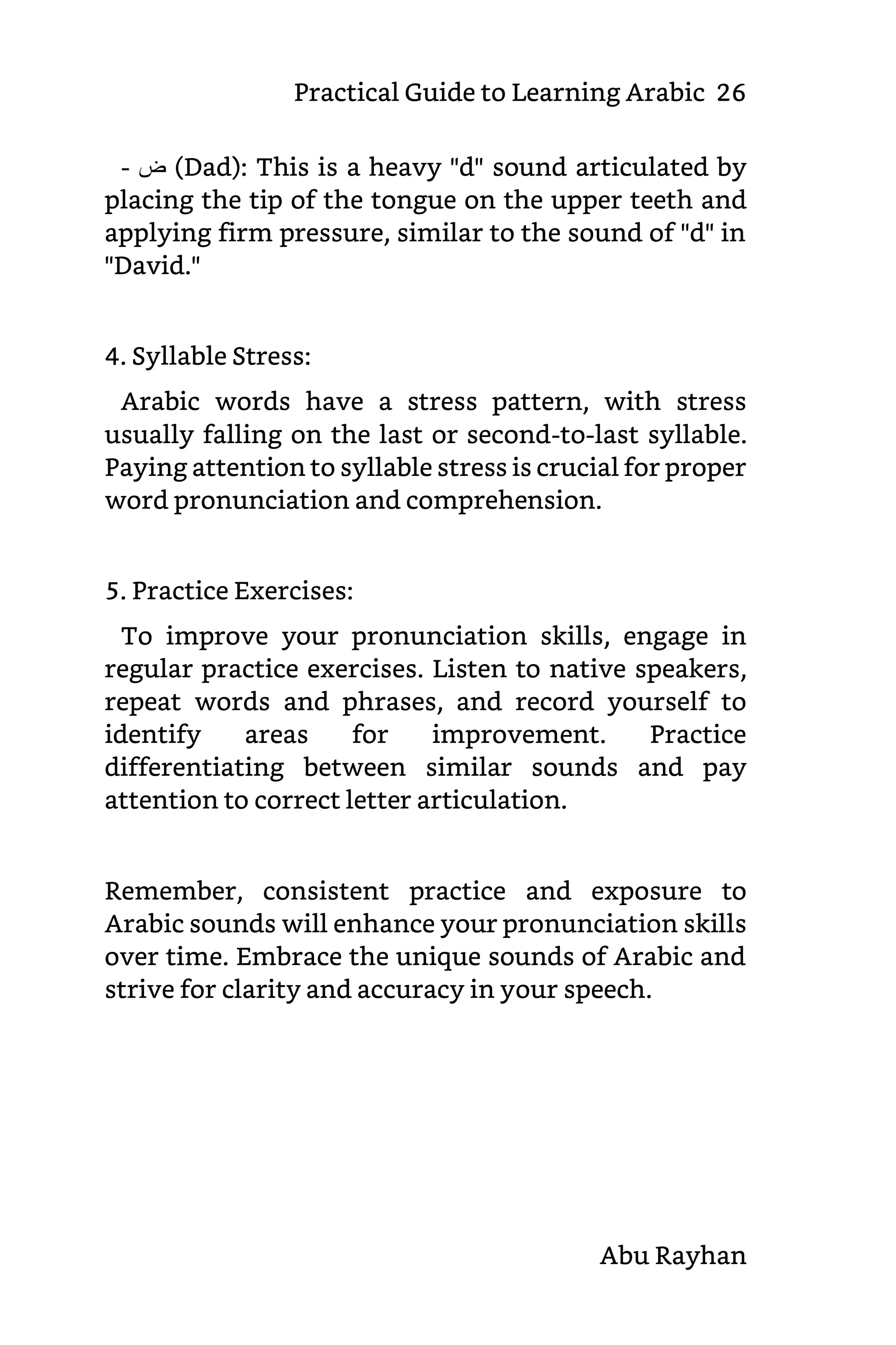 Practical Guide to Learning Arabic | PDF