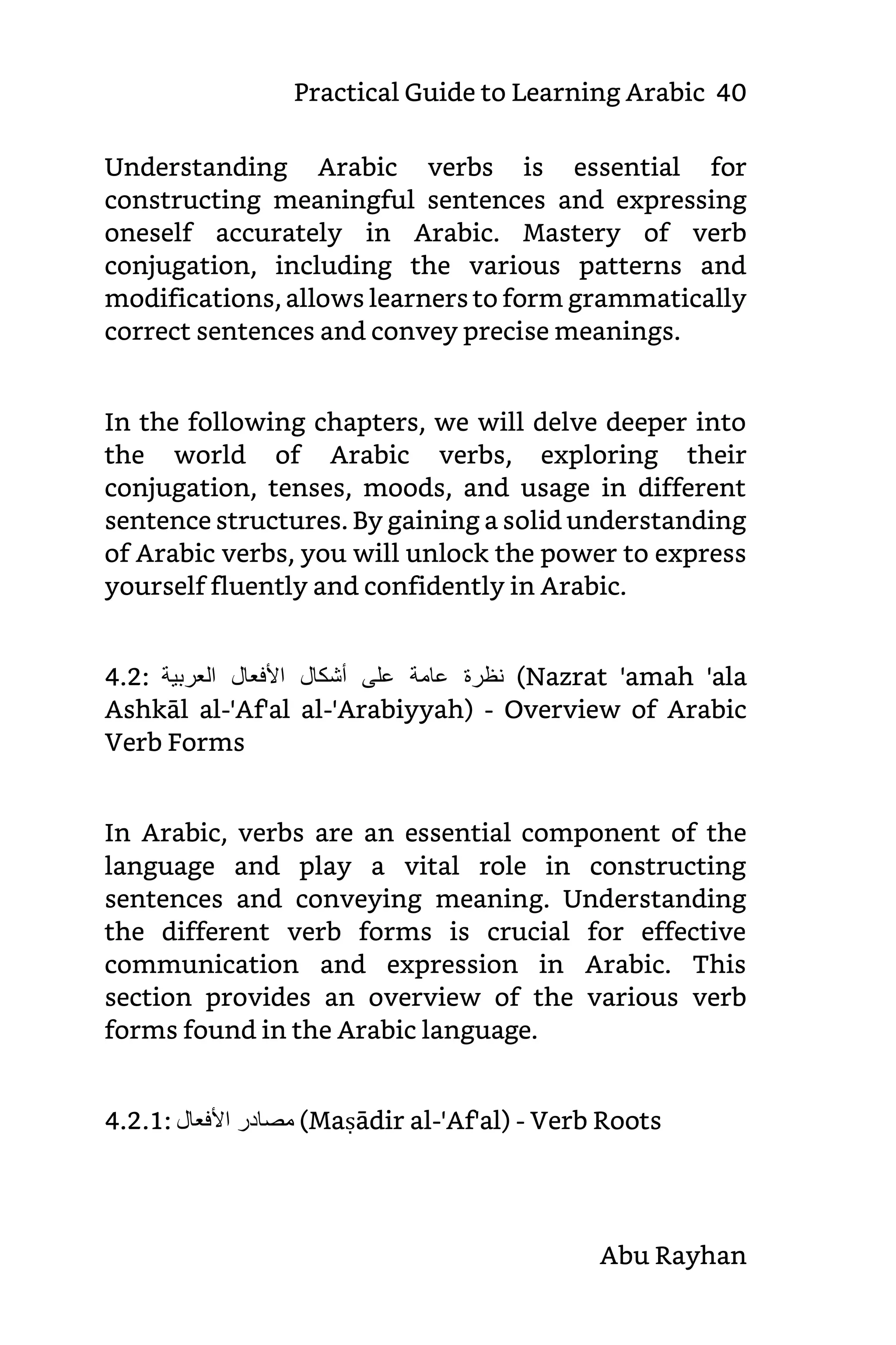 Practical Guide to Learning Arabic | PDF