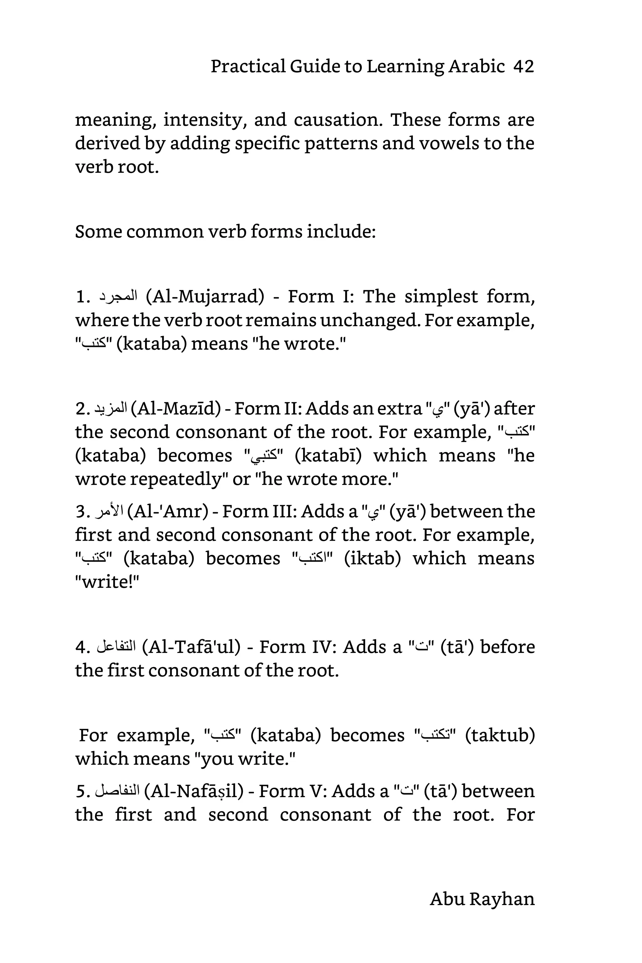 Practical Guide to Learning Arabic | PDF