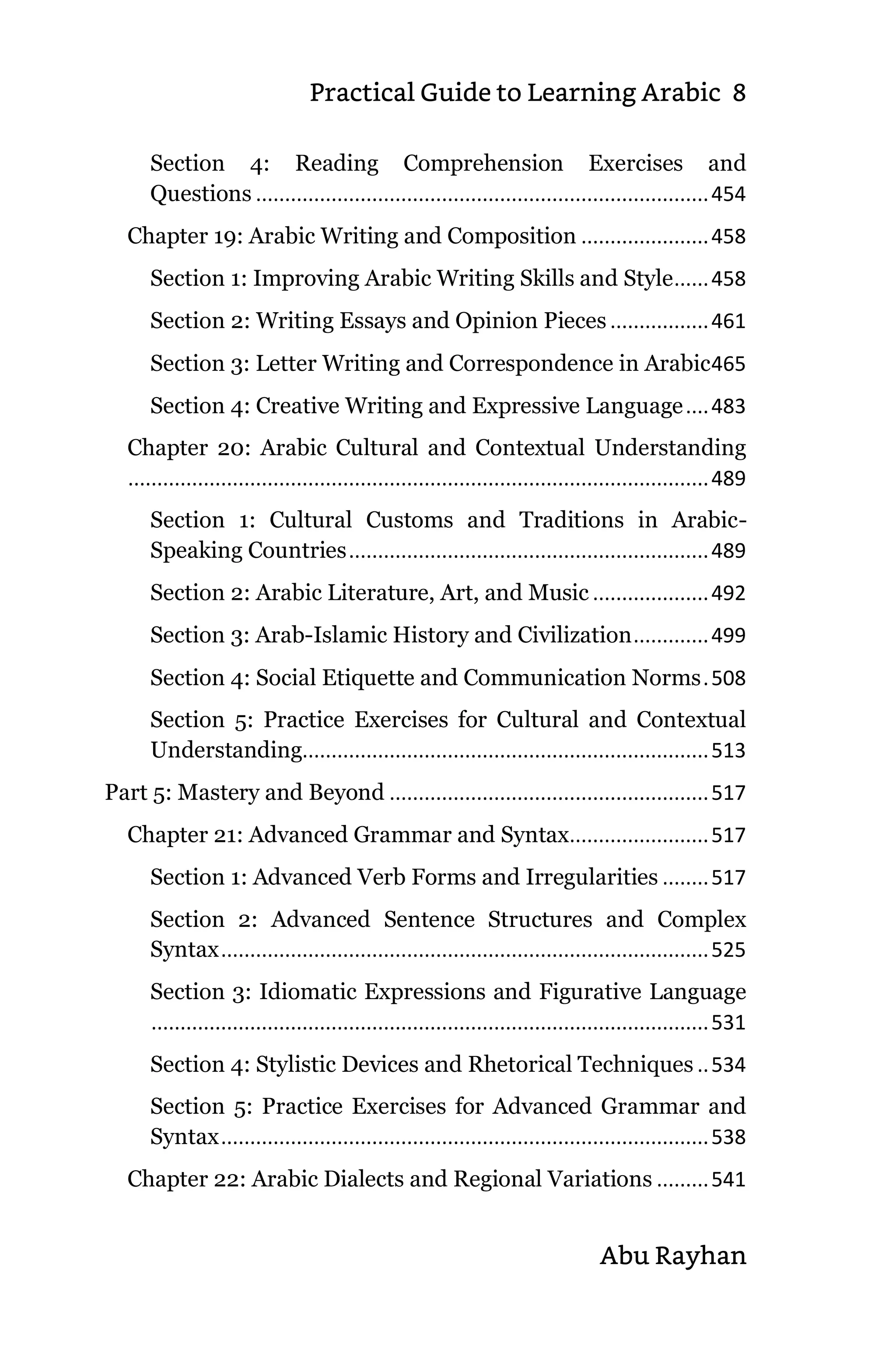 Practical Guide to Learning Arabic | PDF