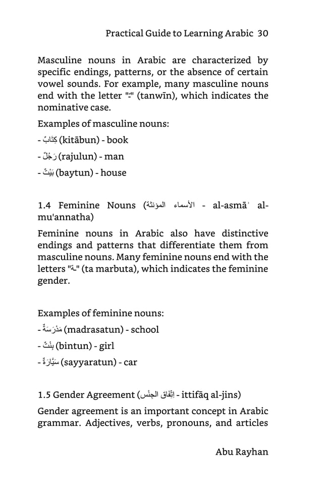 Practical Guide to Learning Arabic | PDF