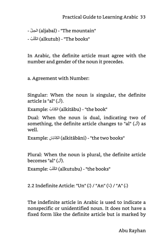 Practical Guide to Learning Arabic | PDF