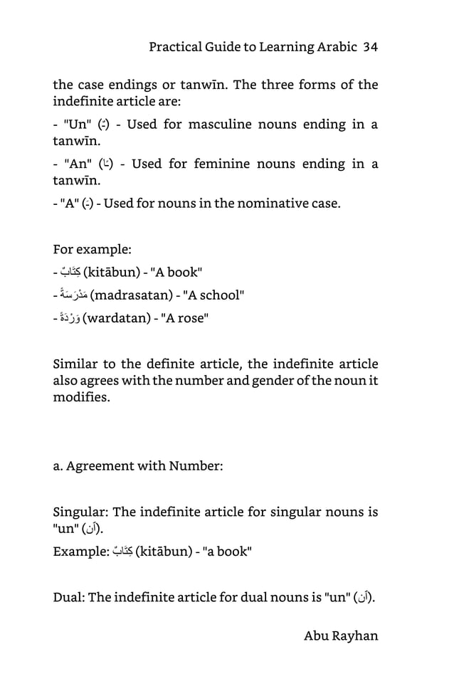 Practical Guide to Learning Arabic | PDF