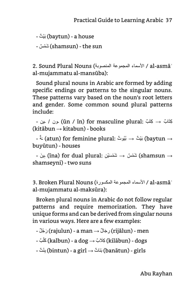Practical Guide to Learning Arabic | PDF
