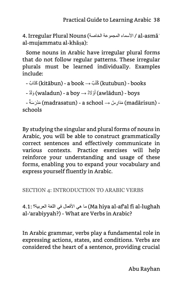 Practical Guide to Learning Arabic | PDF