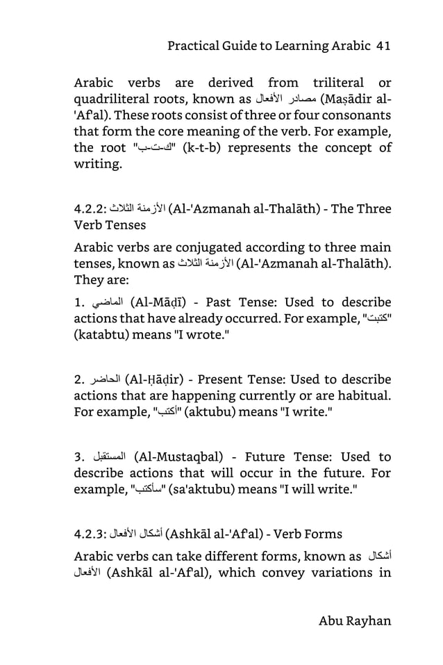 Practical Guide to Learning Arabic | PDF