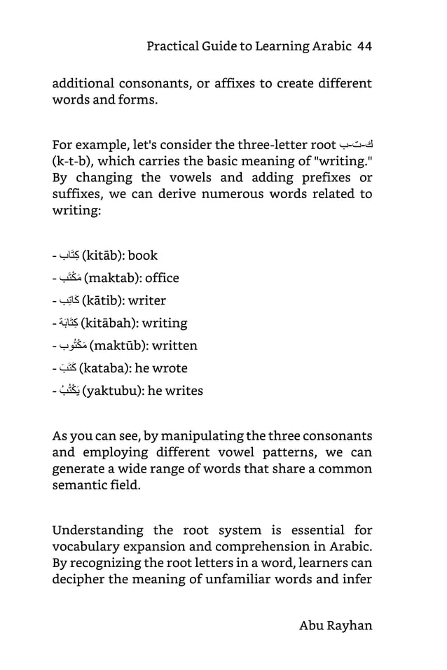 Practical Guide to Learning Arabic | PDF