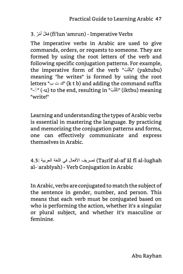 Practical Guide to Learning Arabic | PDF