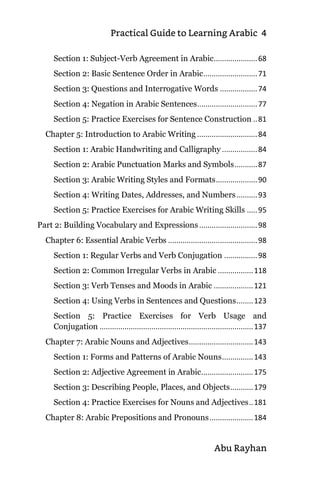 Practical Guide to Learning Arabic | PDF