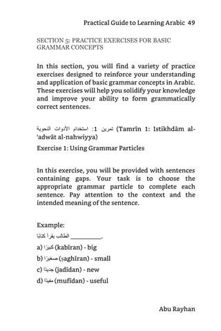 Practical Guide to Learning Arabic | PDF