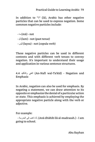 Practical Guide to Learning Arabic | PDF