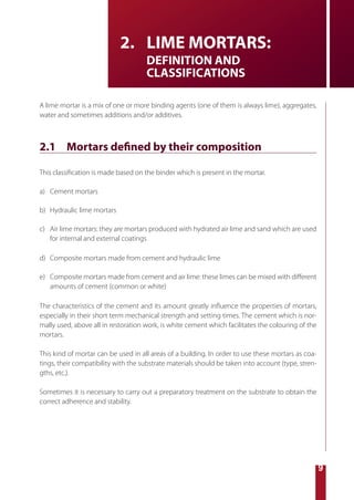 Practical guide to lime mortars | PDF