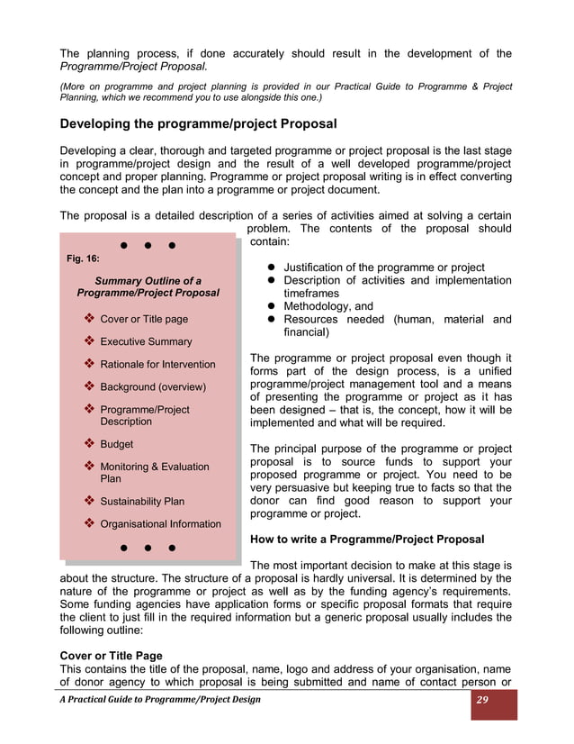 Practical Guide to Programme/Project Design | PDF | Civil Engineering Industry | Industries
