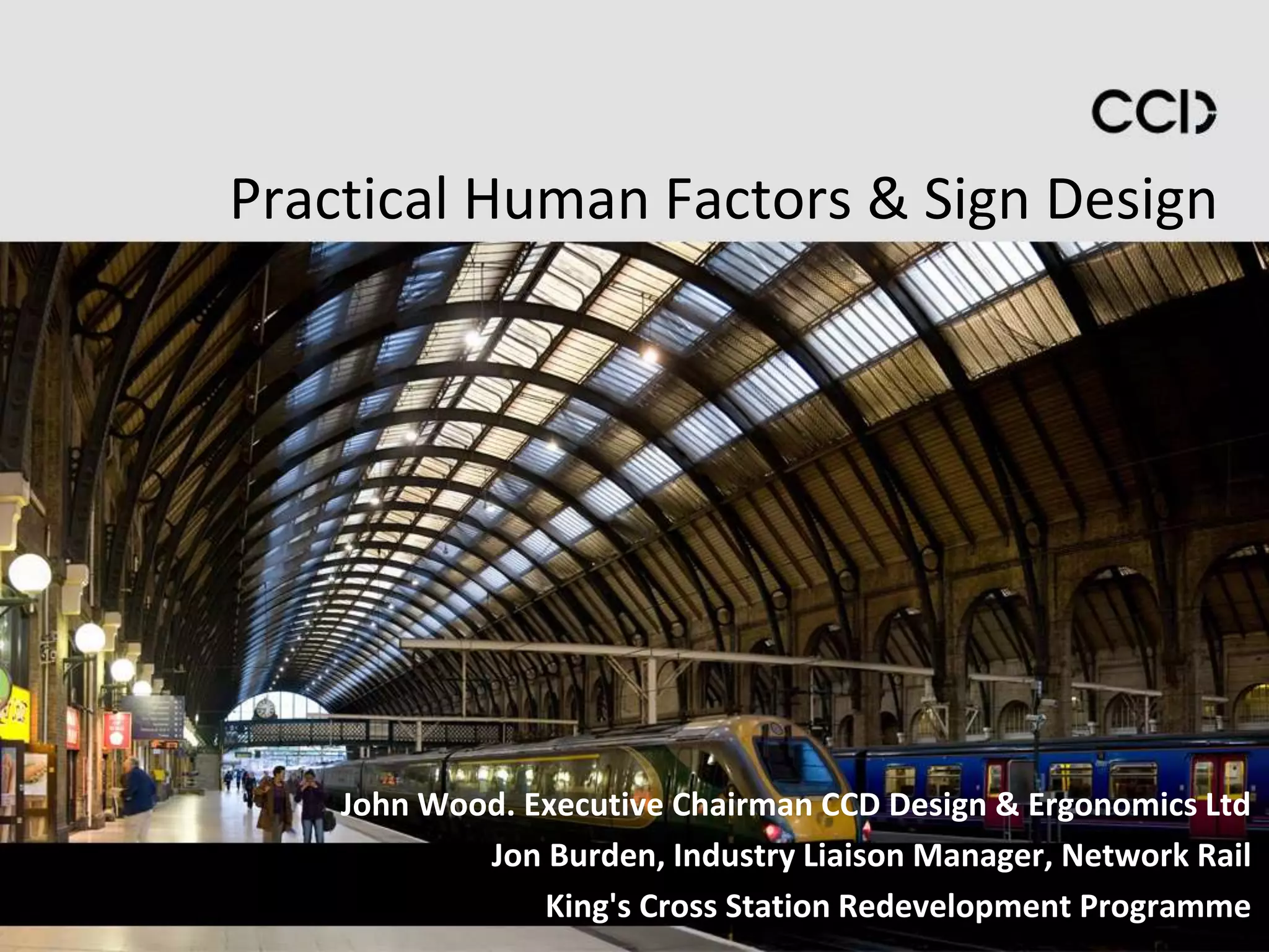 Practical human factors & sign design | PDF