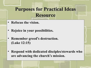 Practical Ideas Presentation | PPT | Christianity | Religion & Spirituality