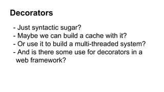 Practical idioms in Python - Pycon india 2014 proposal | PPT