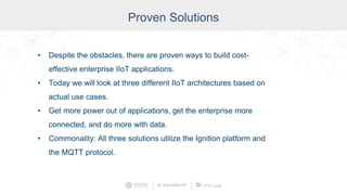 Practical IIoT Solutions for Manufacturing | PPT