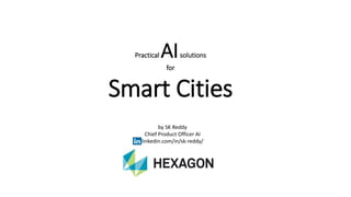 Deep Learning (DL) Solutions for Smart City use cases | PPTX ...