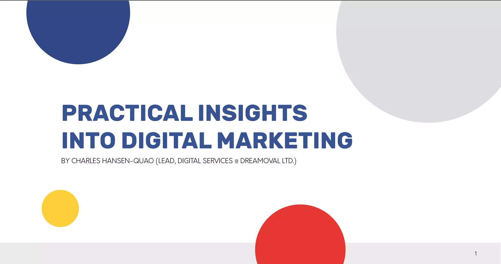 Practical insights into digital marketing | PDF | Social Networking ...