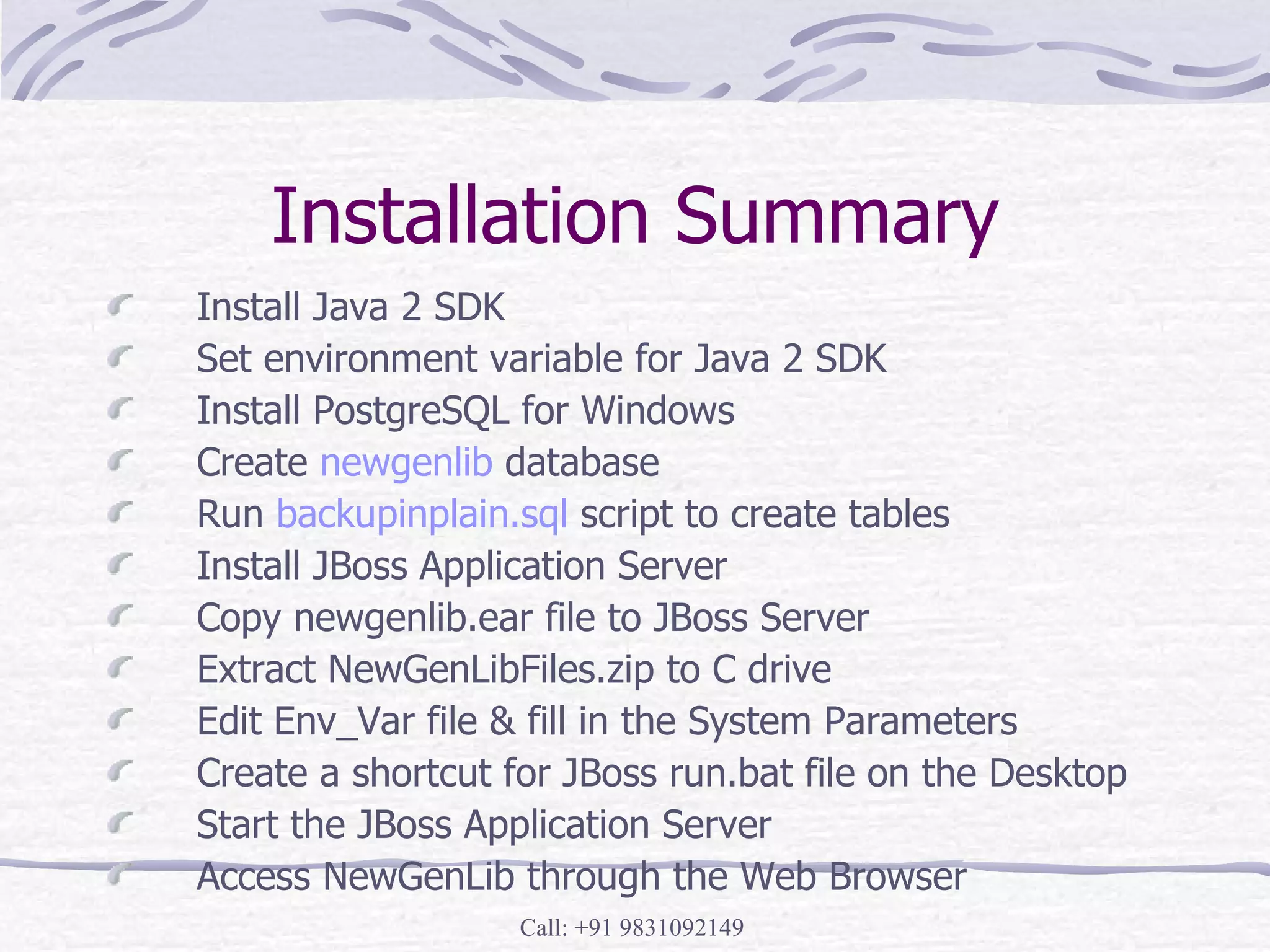 Practical Installation Process Of New Gen Lib Oss On Windows Xp For Library Automation | PPT ...