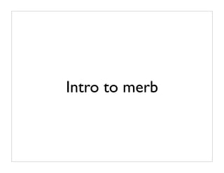 Practical Intro Merb | PDF