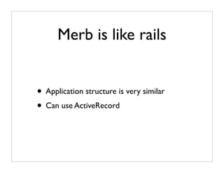 Practical Intro Merb | PDF
