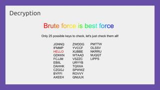 Practical intro to cryptanalysis | PPT
