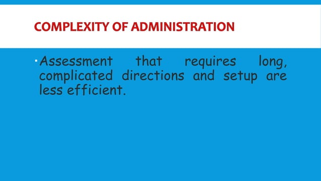 Practicality and-efficiency | PPTX | Educational Assessment | Education