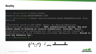 Practical Kerberos with Apache HBase | PPTX | Cloud Computing | Internet