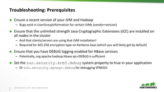 Practical Kerberos with Apache HBase | PPT