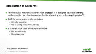 Practical Kerberos with Apache HBase | PPTX | Cloud Computing | Internet
