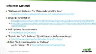 HBaseConEast2016: Practical Kerberos with Apache HBase | PPT