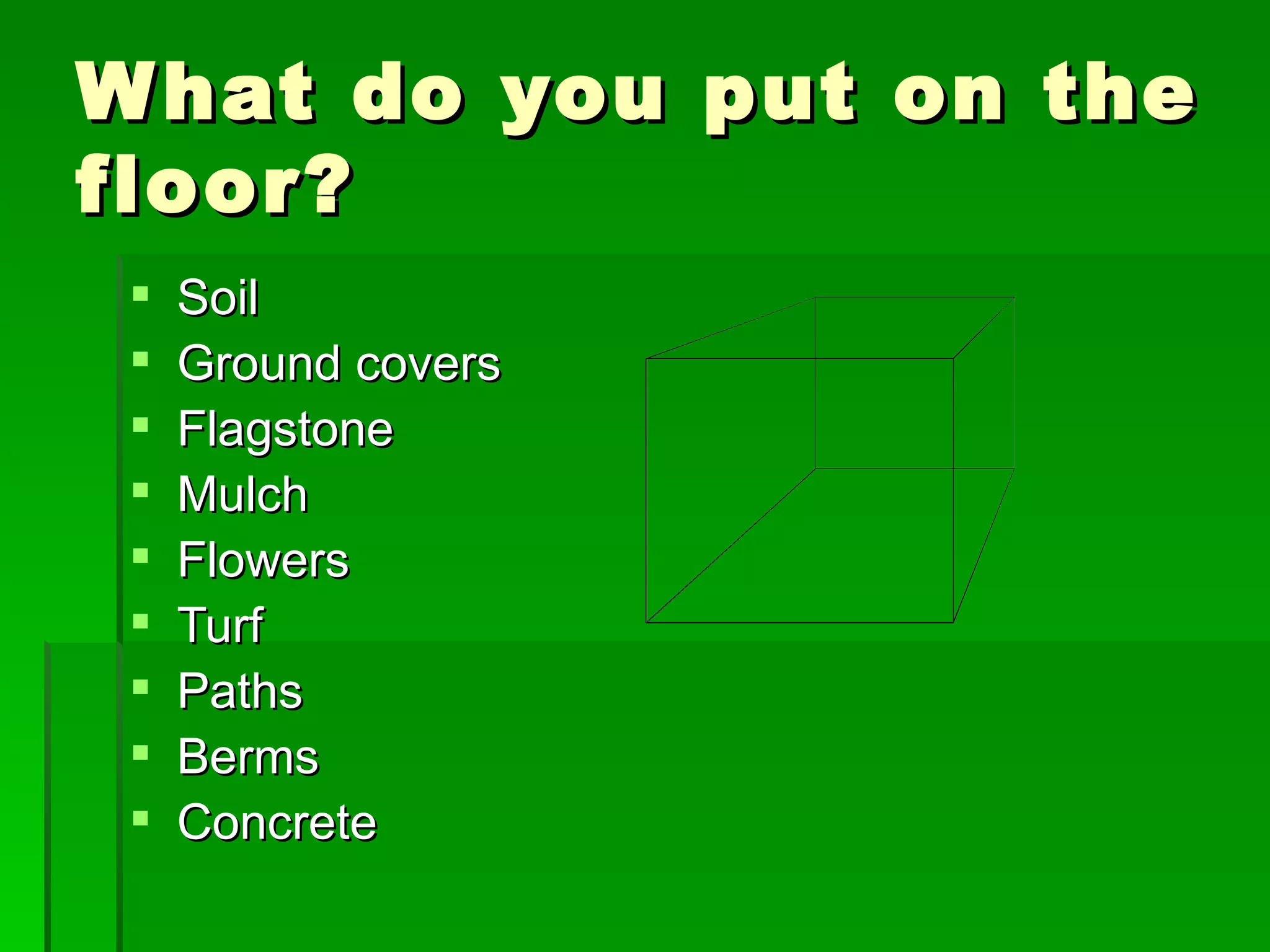 Practical Landscape Design Class | PPT