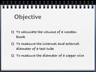 Practical #2: Measurements | PPT