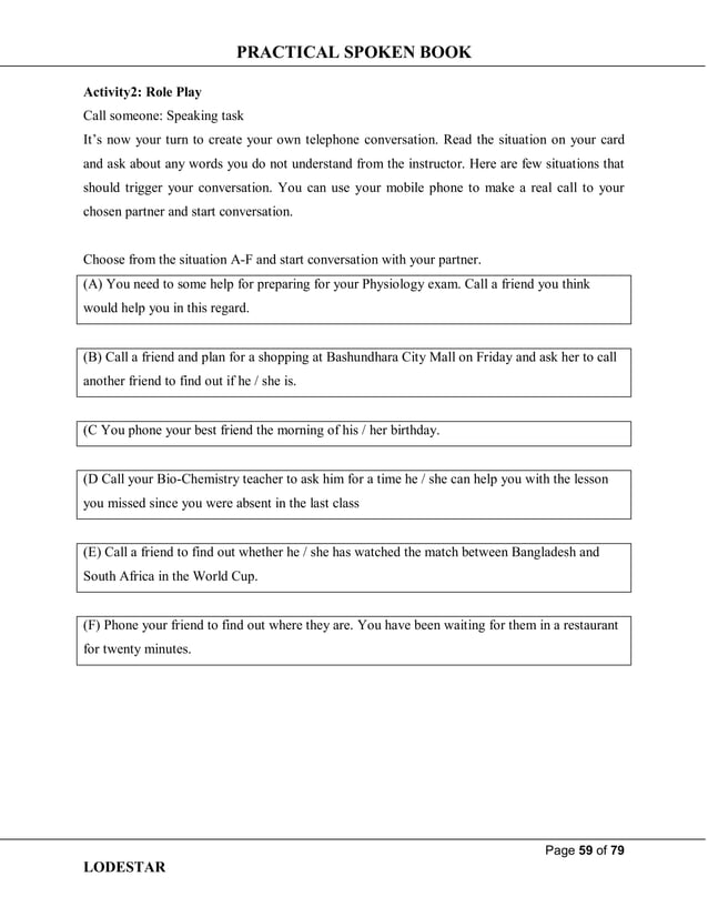 Practical lesson 13 | PDF