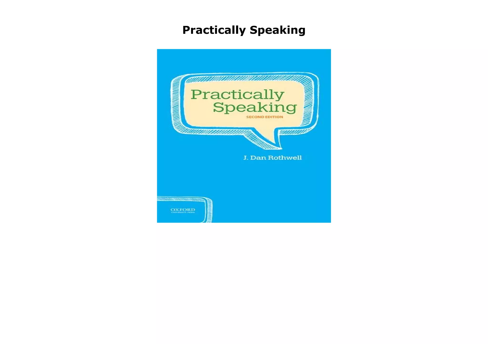 Practically Speaking | PPT