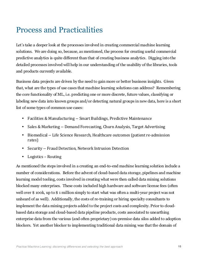 Practical Machine Learning