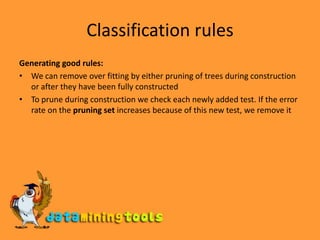 WEKA: Practical Machine Learning Tools And Techniques | PPTX