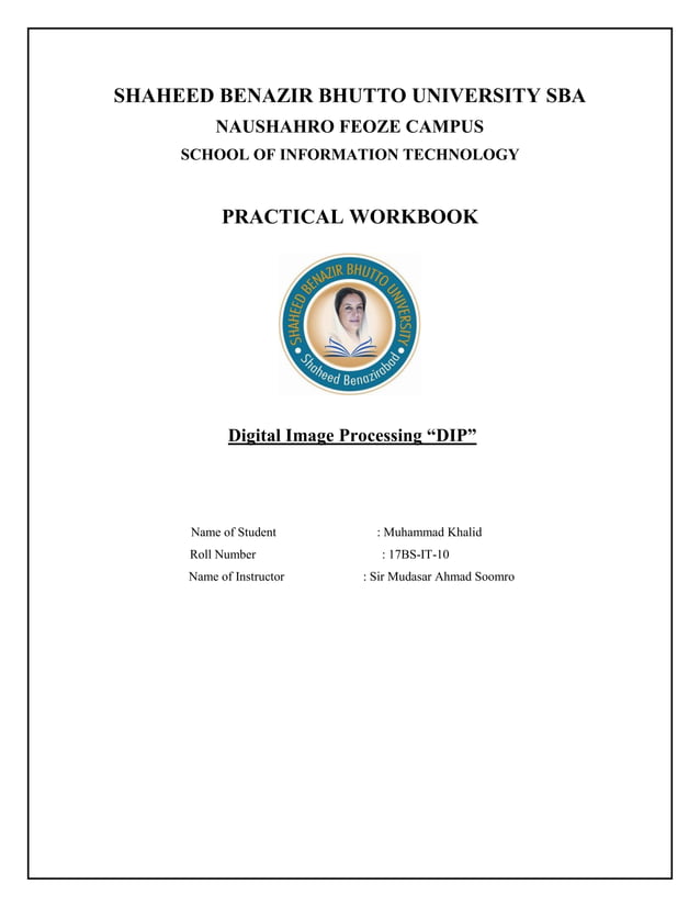 Lab manual of Digital image processing using python by khalid Shaikh ...