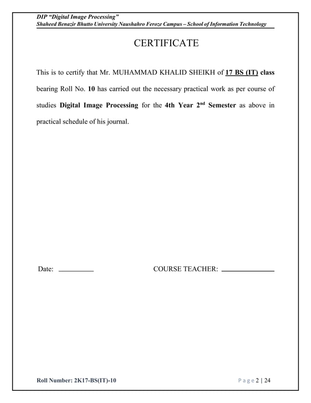 Lab manual of Digital image processing using python by khalid Shaikh ...