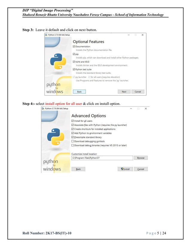 Lab manual of Digital image processing using python by khalid Shaikh ...